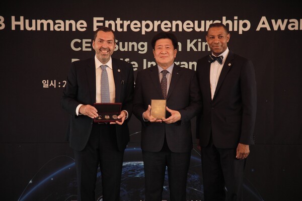 DGB생명 김성한 대표, ICSB 주관 ‘사람중심기업가상’ 수상